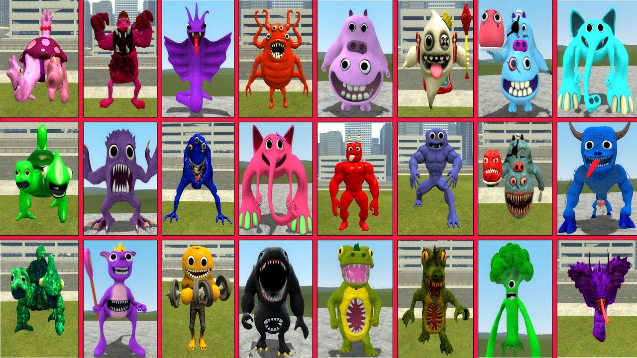 I KICKING ALL BANBAN 2-9, BANBAN CURSED,BANBAN MUSCLE AND ALPHABET LORE ...