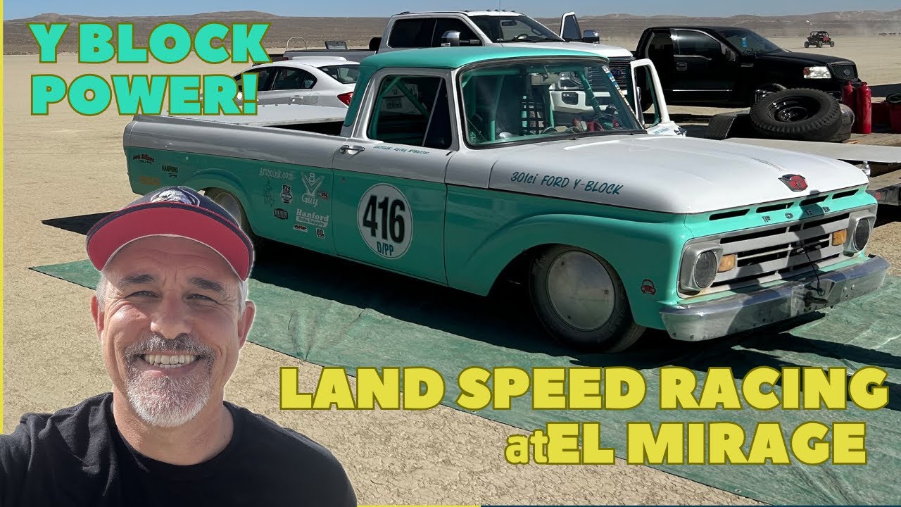 El Mirage Land Speed Racing November 2024 - Y Block Powered 1962 Ford ...