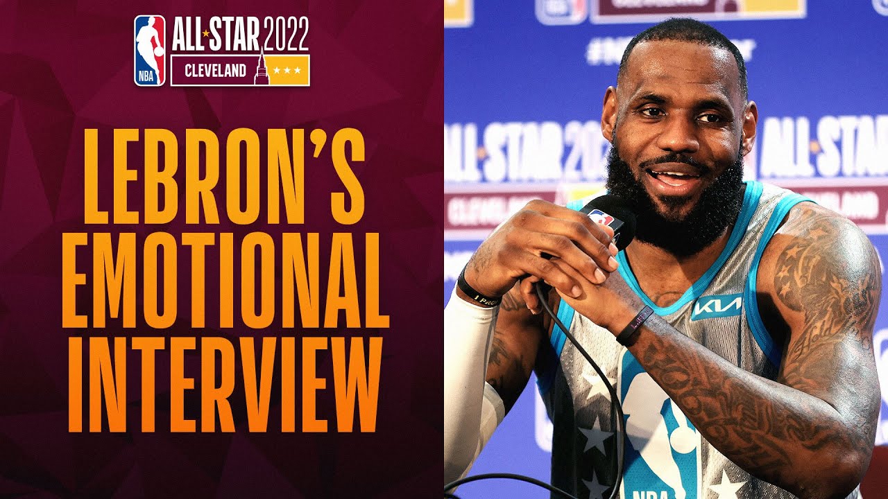 LeBron Delivers LEGENDARY Post All-Star Interview 👑 - YouTube
