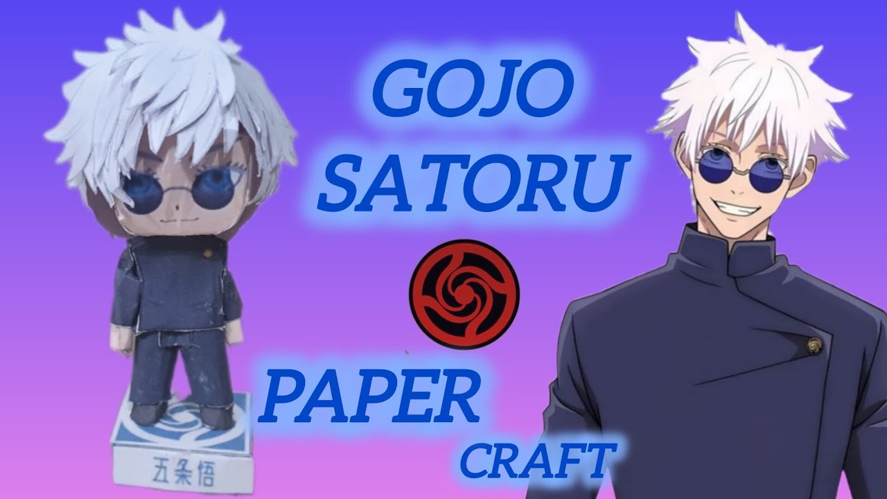 Paper Craft - Gojo Satoru figure [ with templates ] | VIRAT CREATES ...