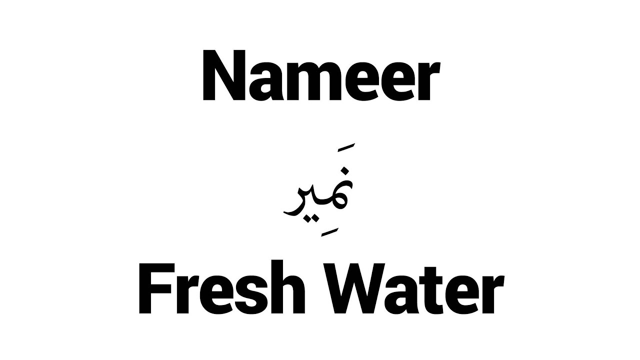 How to Pronounce Nameer! - Middle Eastern Names - YouTube