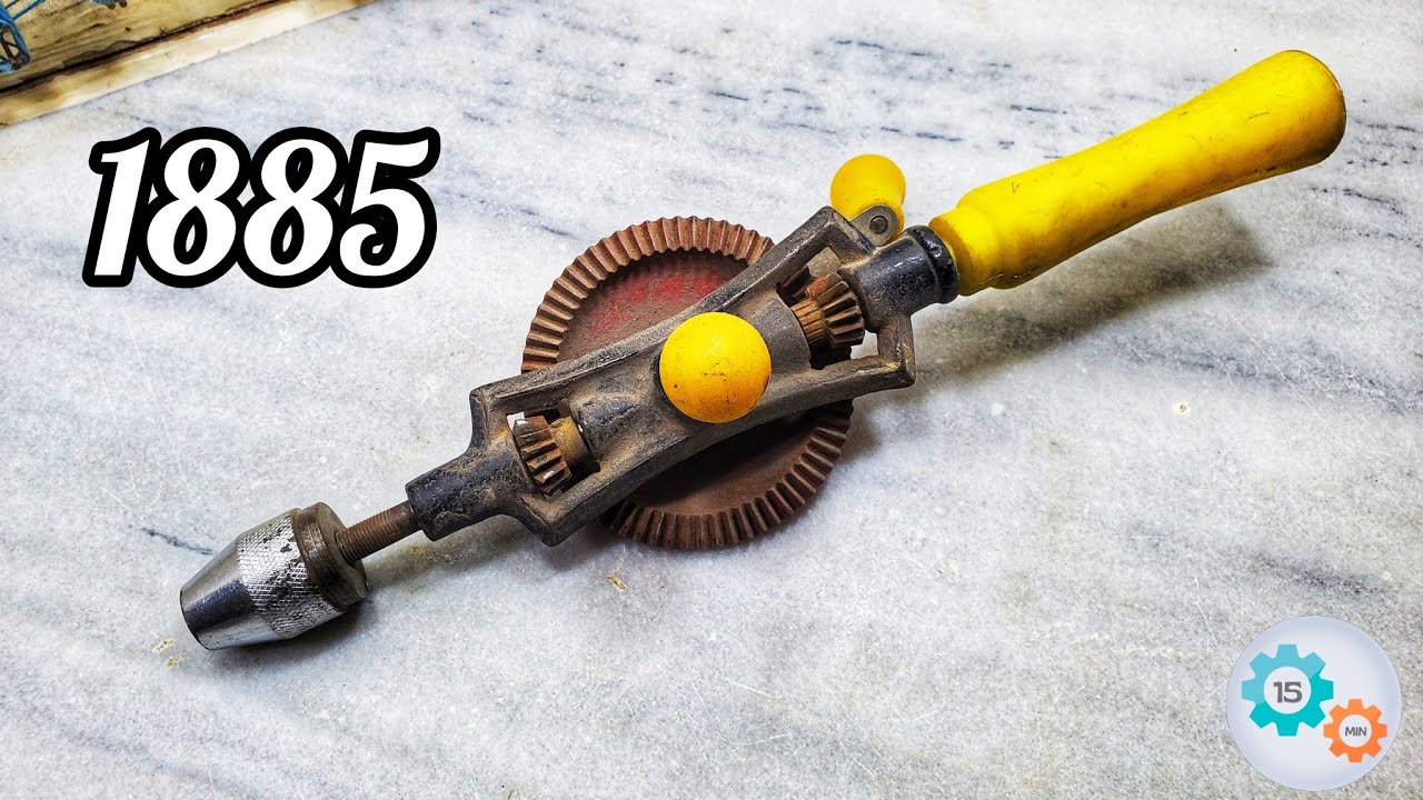 Restoration of a manual drill made in Germany in 1885 | 15 MIN ...