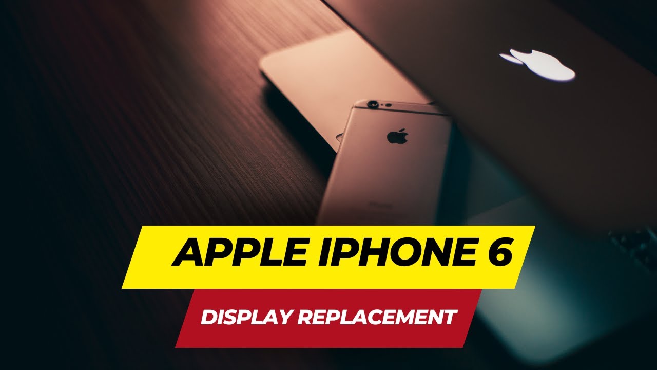 Iphone 6, screen replacement, repair video - YouTube