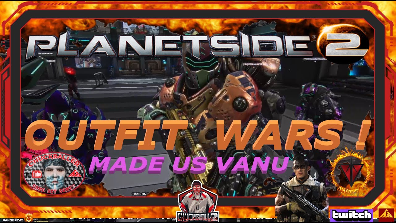 PLANETSIDE 2 - FULL OUTFIT WAR STREAM WAR PIGS vs VSA - Good fight now ...