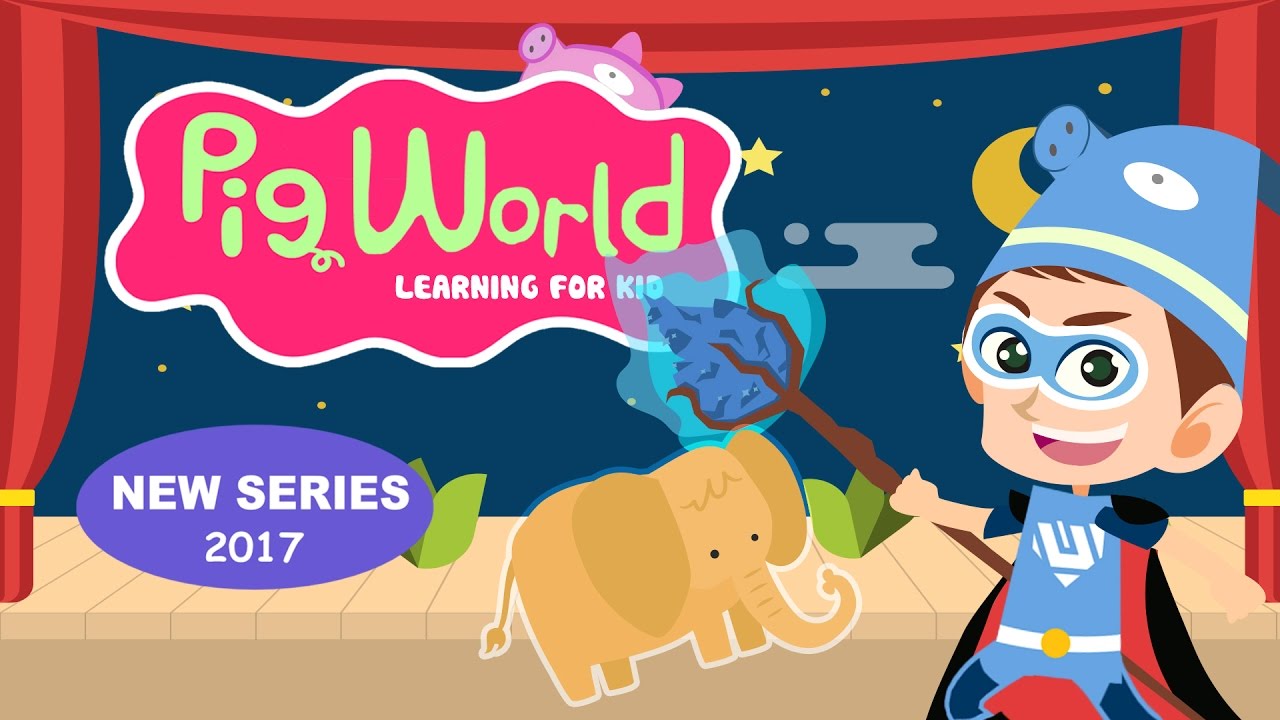 Pig World B2T Learn Colors with Ultra Baby Wizard! Elephant Magic Color ...
