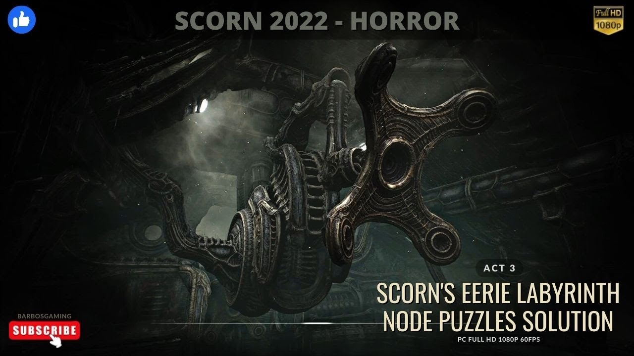 Scorn Gameplay Walkthrough ACT 3 Scorn's eerie labyrinth | Node Puzzles ...
