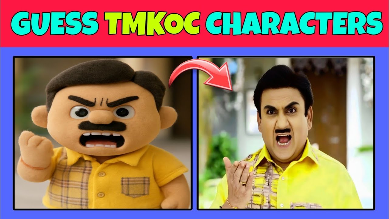 Guess tmkoc characters by soft toy look | tmkoc quiz | tarak mehta ka ...