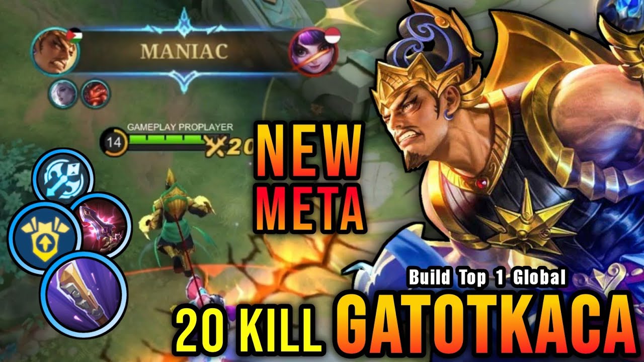 NEW META?! 20 Kills Gatotkaca Golden Staff Build Almost SAVAGE - Build Top 1 Global Gatotkaca ...