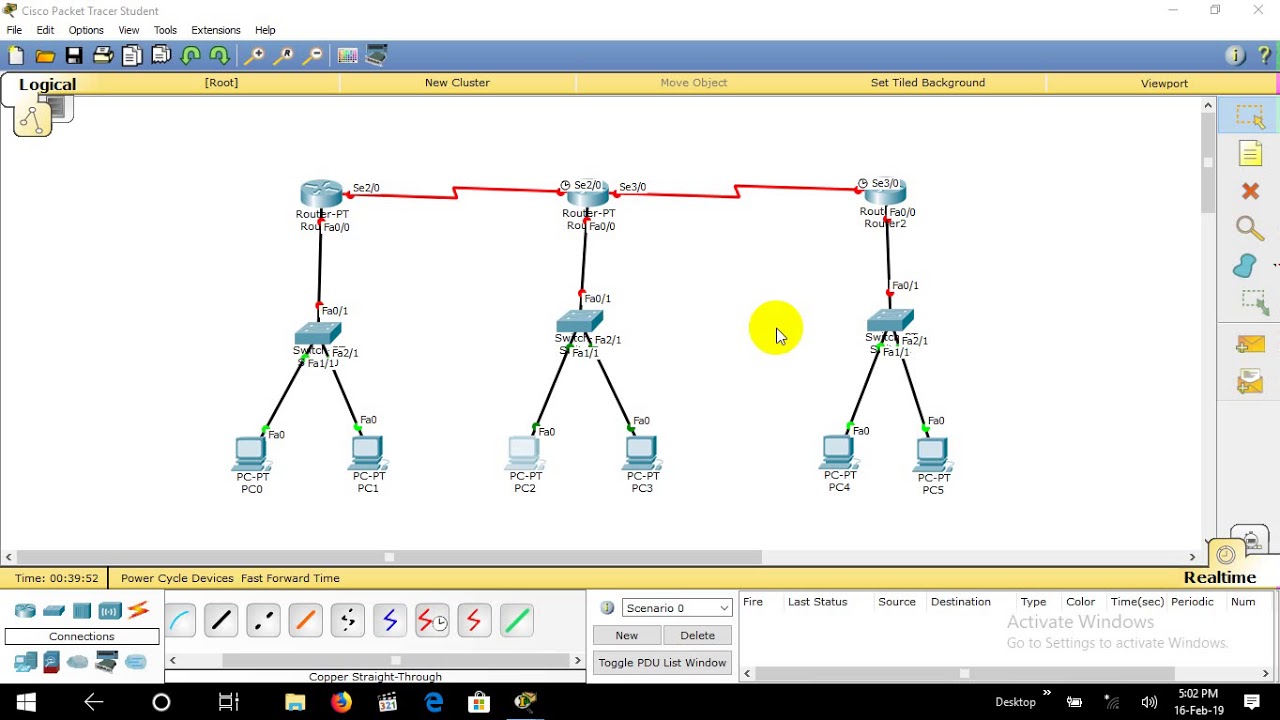 Cara mengkonfigurasi routing static - YouTube