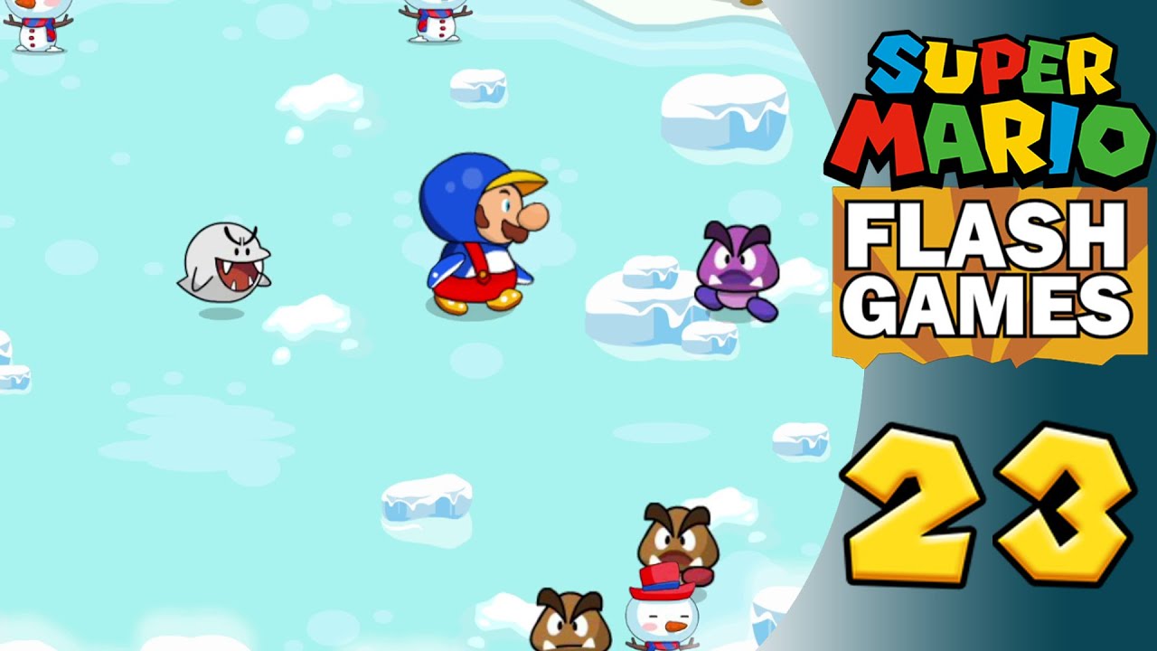 Super Mario Flash Games - Part 23 - Sniper-Action - YouTube