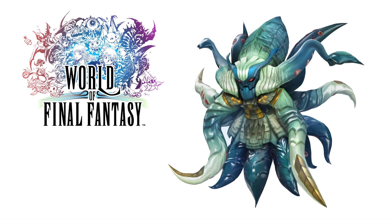 「World of Final Fantasy」Kraken & Buer Boss Battle - YouTube