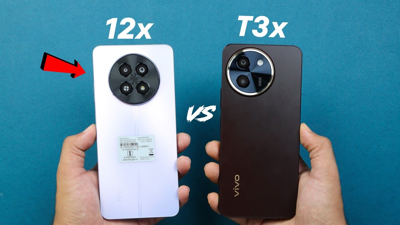 Realme 12x vs Vivo T3x - Comparison - YouTube