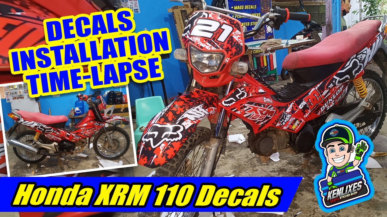 Xrm 110 Sticker Design