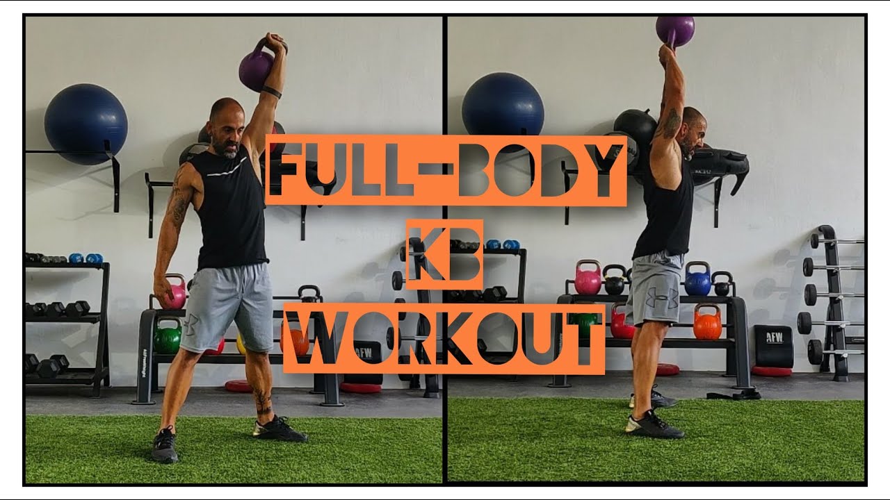 🏋️‍♂️ Full-body KB workout 💪you can do anywhere 🏖, wether you're ...
