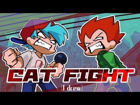 Catfight Pico&BF draw cover (FNF:Rivals )