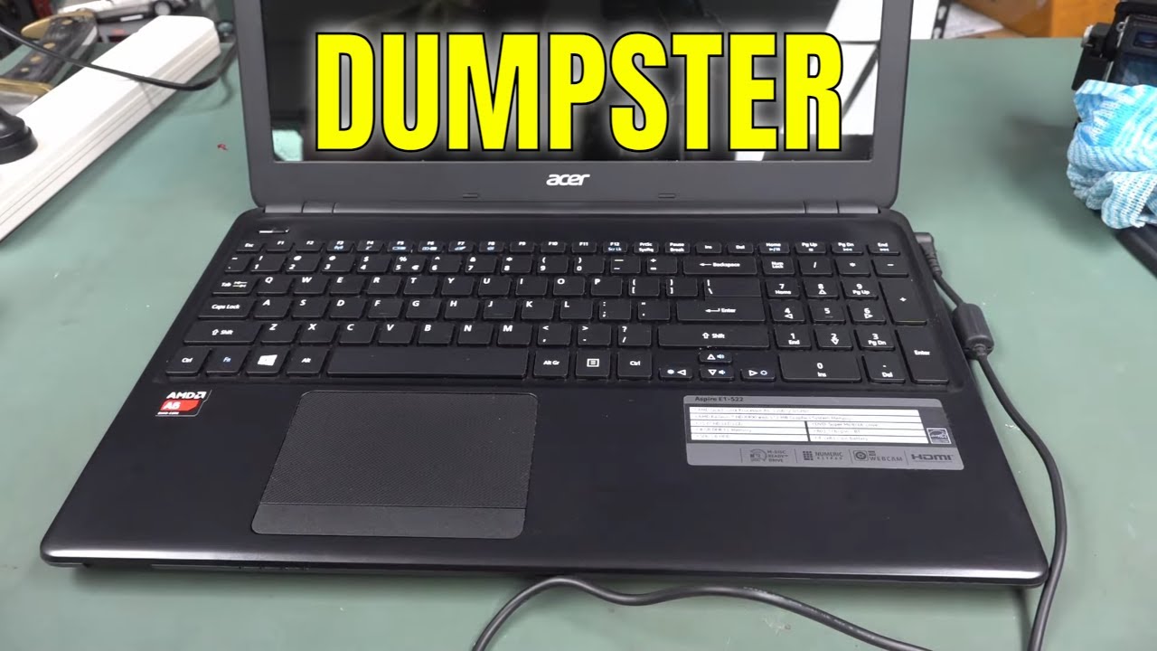 Dumpster Diving Acer Laptop Computer - YouTube