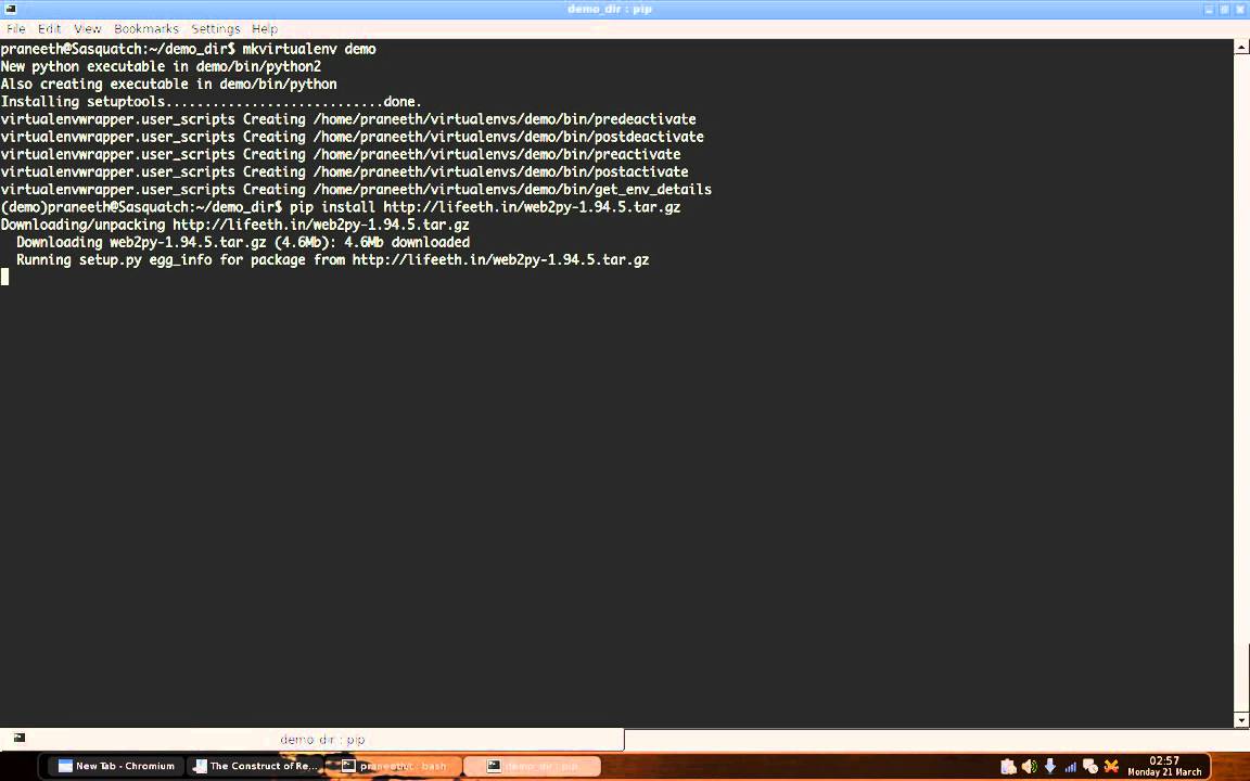 Web2py PIP install - YouTube