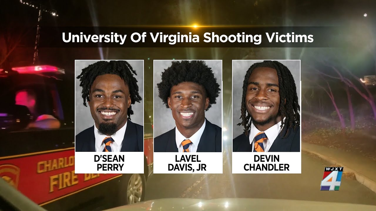 Suspect caught in fatal shooting of 3 UVA football players - YouTube