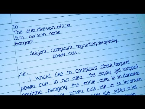 Application for complaint regarding frequently power cuts - YouTube