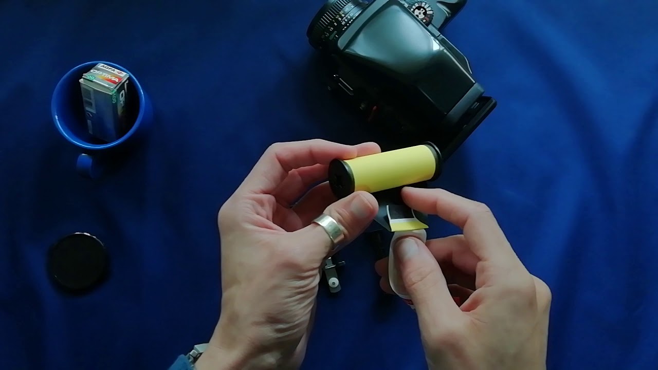 How to load 120 mm film - YouTube
