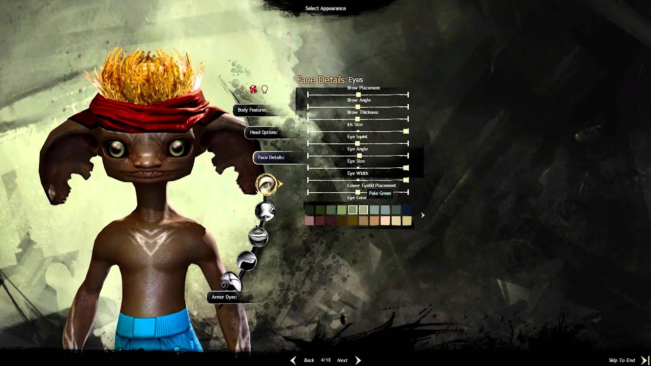Guild Wars 2 Character Creation: Male Asura - YouTube