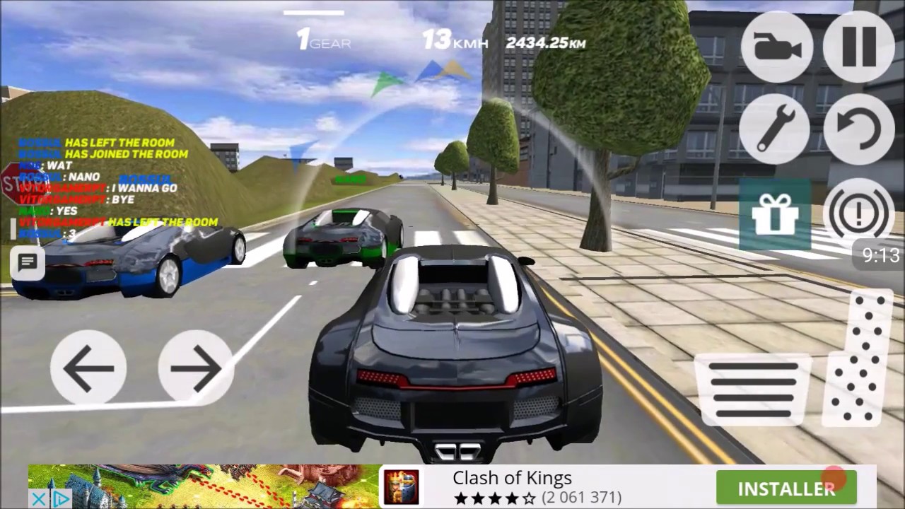 Multiplayer Driving Simulator - BUGATTI MEETING ! + other supercars 2 ...