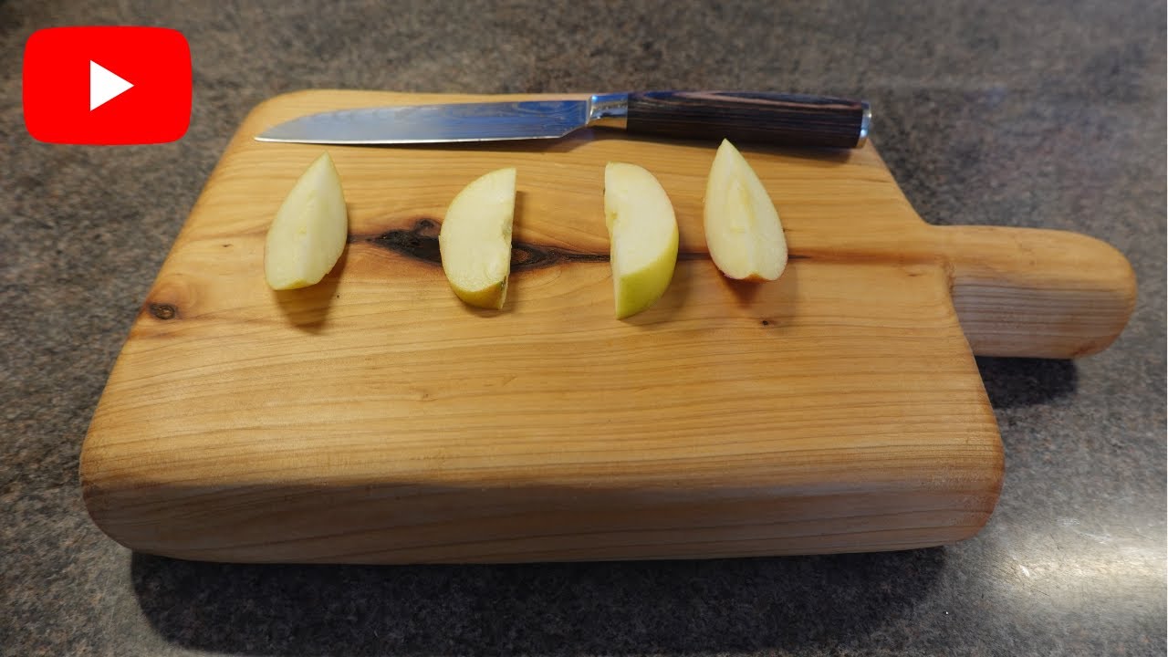 Making an easy chopping board - YouTube