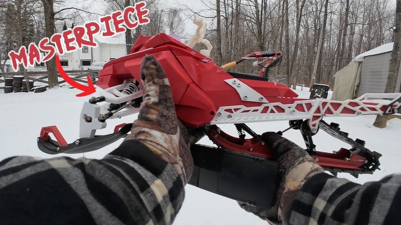 Quick yearly video of the SR1 RC sled! I love this machine! - YouTube