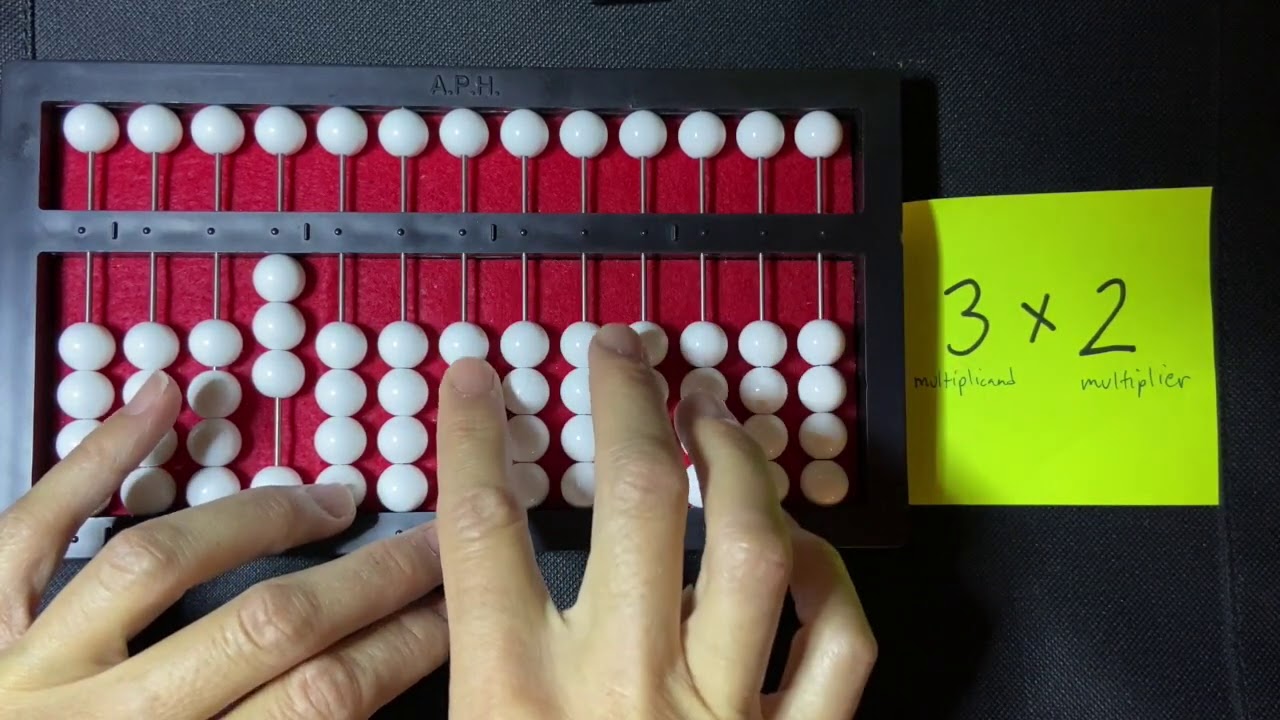 Cranmer Abacus Indirect Method Multiplication: single digit by single ...