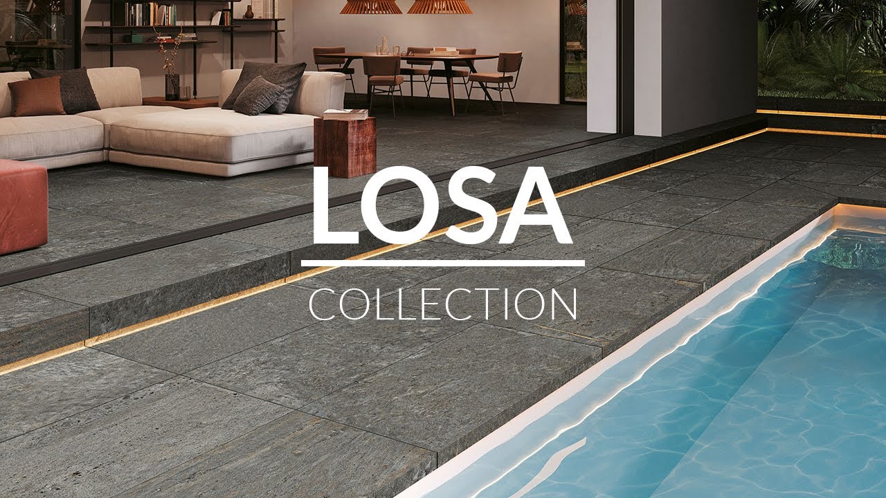 LOSA - a stone effect tile inspired by Lauze - YouTube