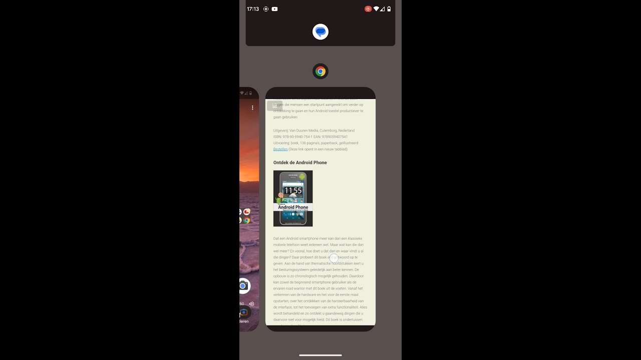 Twee apps in Splitscreen (Android 13) - YouTube