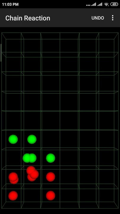 chain reaction game playing with my friend - YouTube