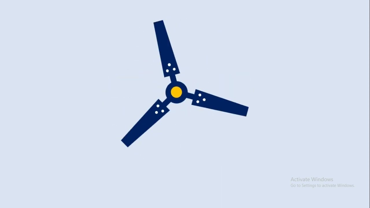 Celling Fan animation in powerpoint - YouTube
