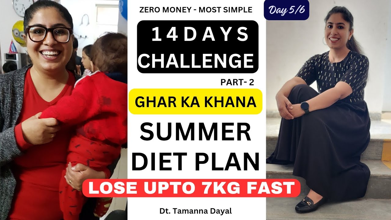 Summer Diet Plan For Fast Weight Loss | 14 Days Diet Challenge | Dt. Tamanna - YouTube