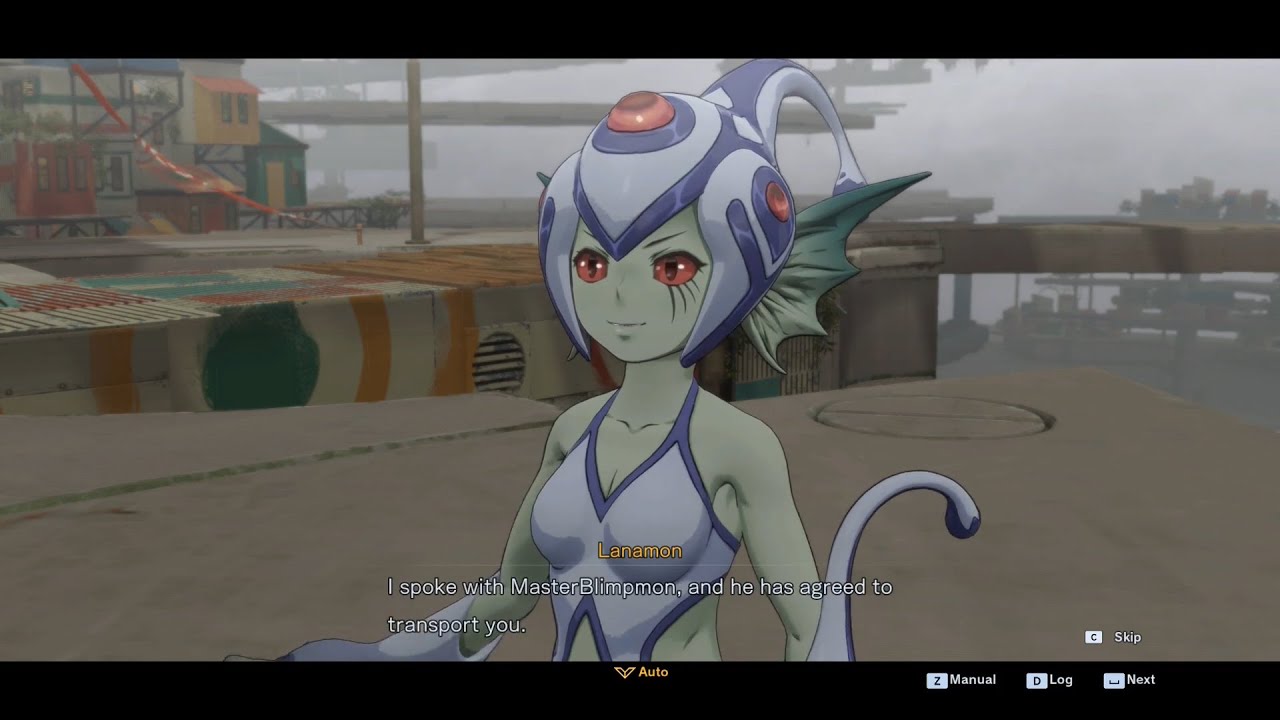 lanamon/calmaramon all dialogue/cutscenes Digimon Story Time Stranger ...
