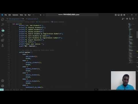 STUDENT MANAGEMENT SYSTEM USING C (Group 12 BCSC 23/24 MUK) - YouTube