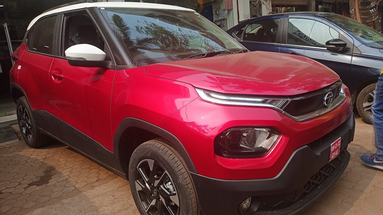 TATA PUNCH 2022 RED COLOUR TOP MODEL | CYLAPSO RED | EXCLUSIVE ...