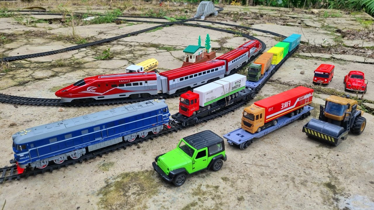 Merakit Mainan Kerera Api Classic Express Mainan Kereta Api Listrik ...