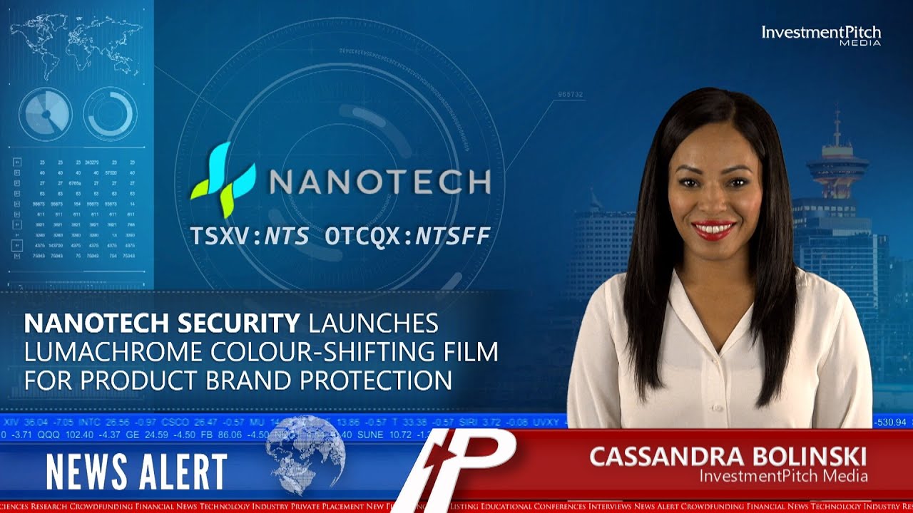 Nanotech Security launches LumaChrome colour-shifting film for product brand protection - YouTube