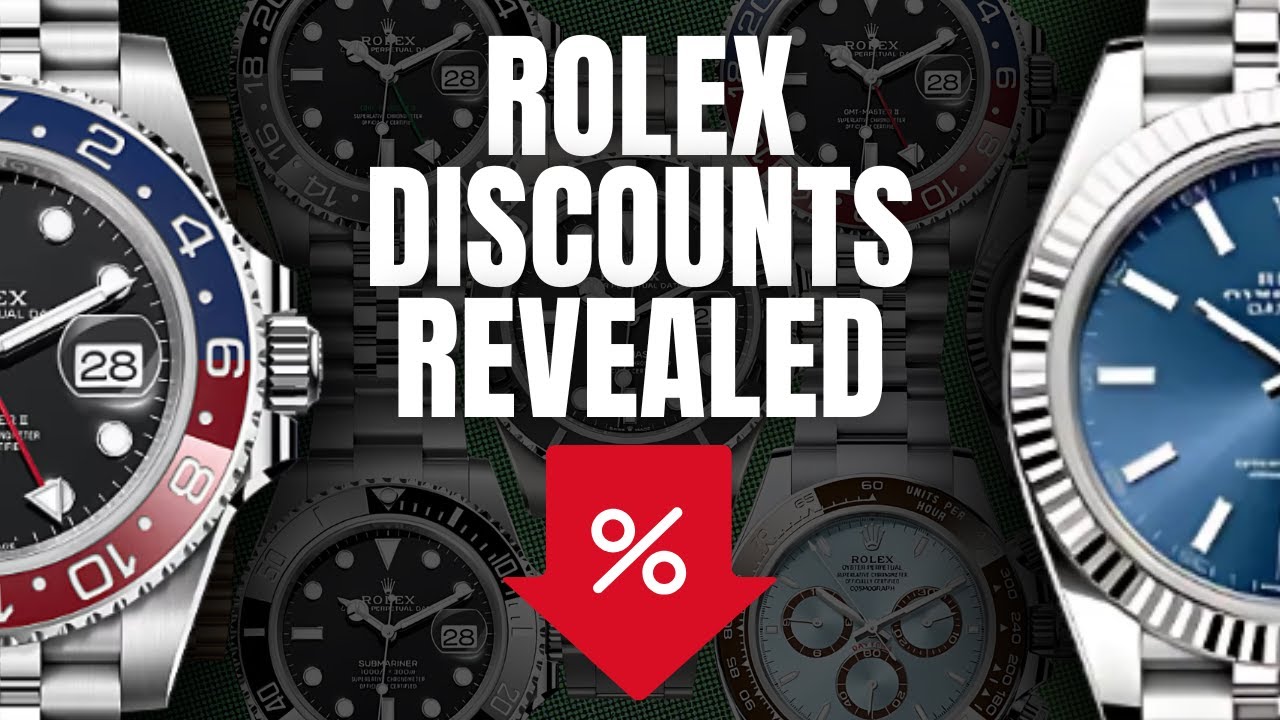 Exciting Market Update with Rolex Discounts Revealed - YouTube