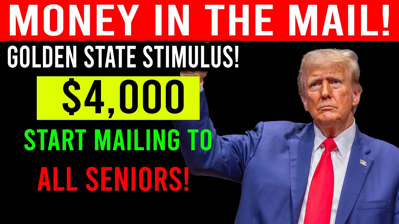 MONEY IN THE MAIL – $4,000 GOLDEN STATE STIMULUS STARTS FOR SOCIAL ...