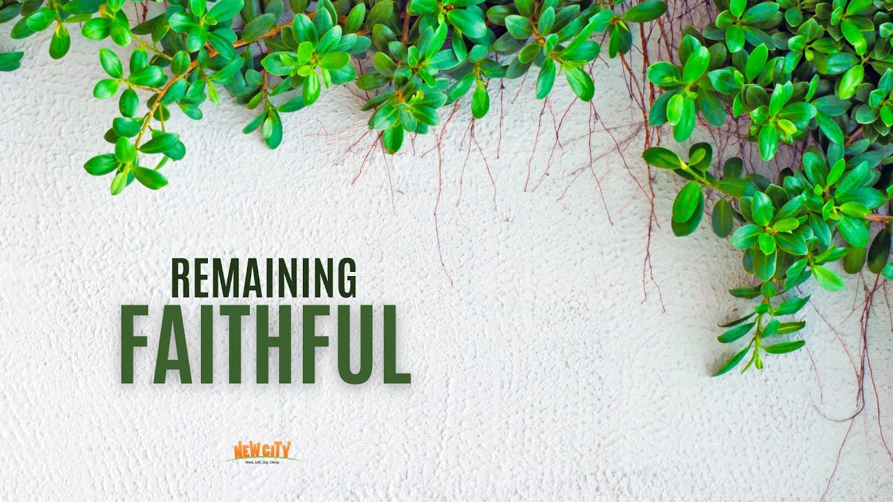 Remaining Faithful | Sermon | Felix Carey Pakki - YouTube