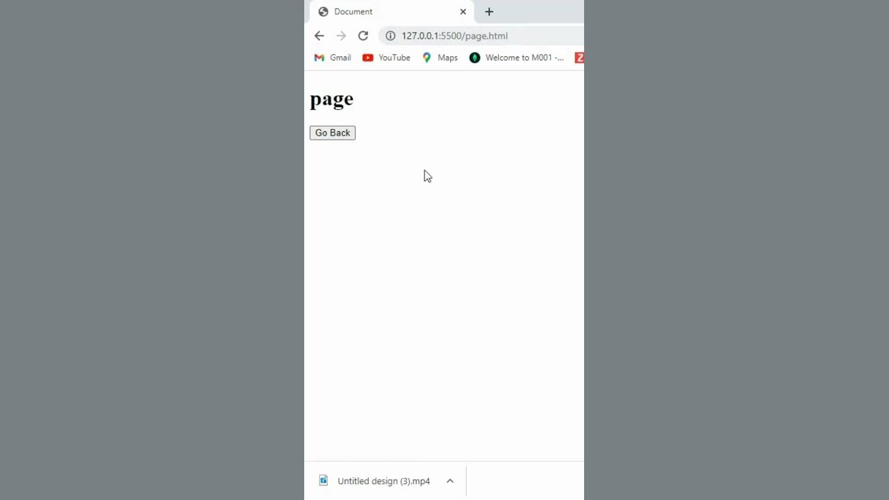 go back page using history.back() in javascript #shorts #tipsandtricks ...