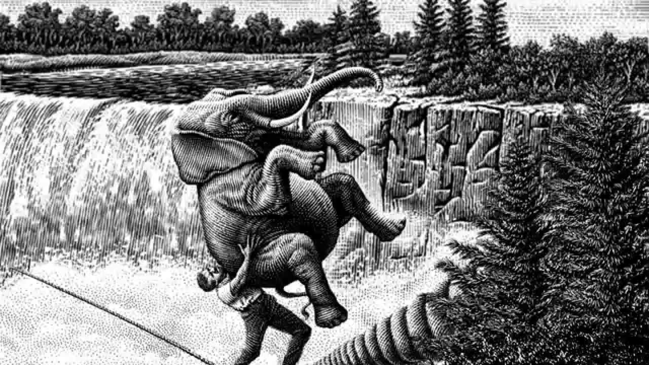 Scratchboard Drawings Shown With After Effects 3D Effect - YouTube