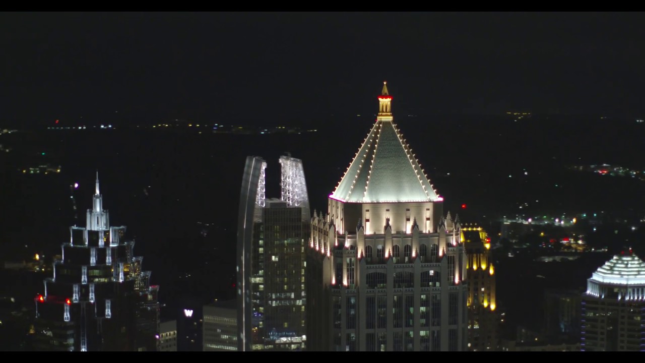 Helicopter over Atlanta - YouTube