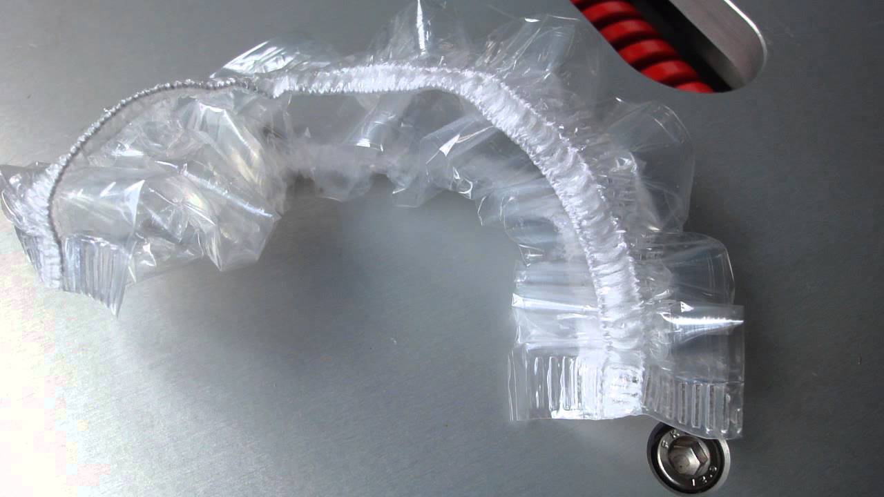 plastic cover making machine - YouTube