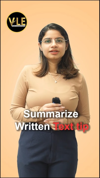 Summarize Spoken Text’ is a key part of your Listening score! 📝🎧 - YouTube