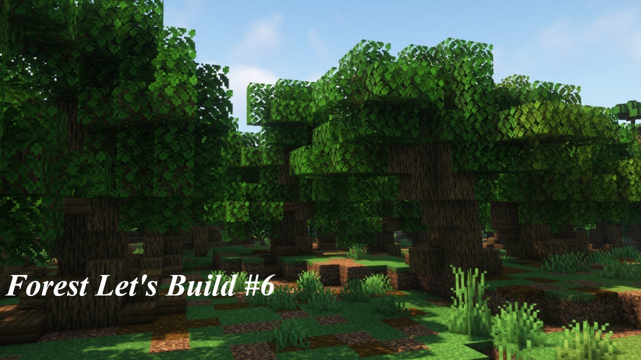 Minecraft Forest Let's Build 5# - YouTube