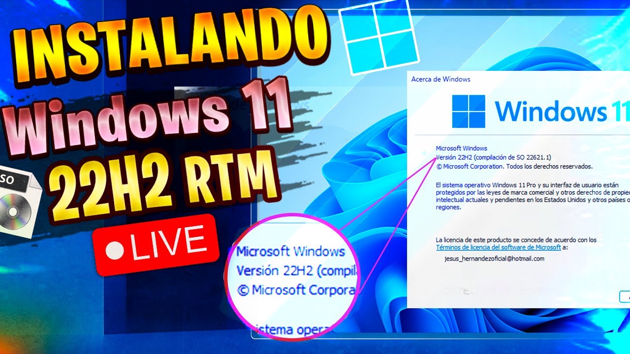 ⚡INSTALANDO Windows 11 22H2 RTM con MEJORAS / La BESTIA de ...