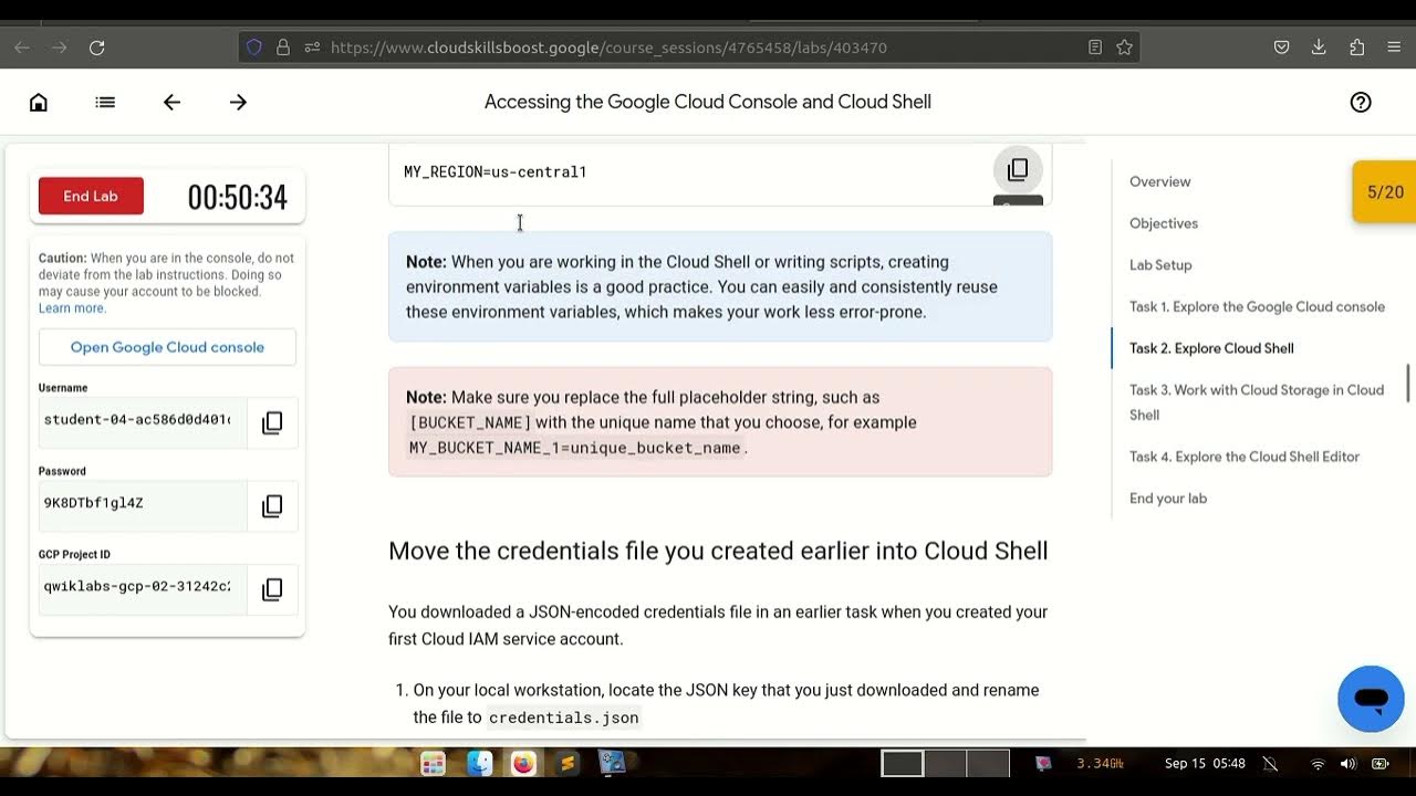 Accessing the Google Cloud Console and Cloud Shell 2023 - YouTube